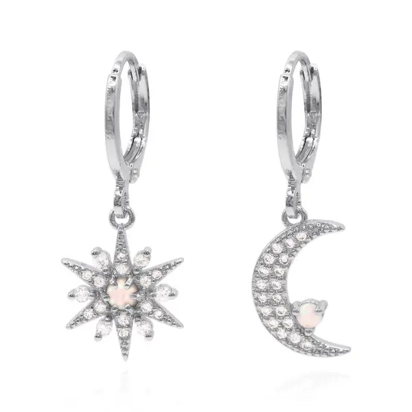 LUNA CHARLES Esmae Moon & Star Earrings