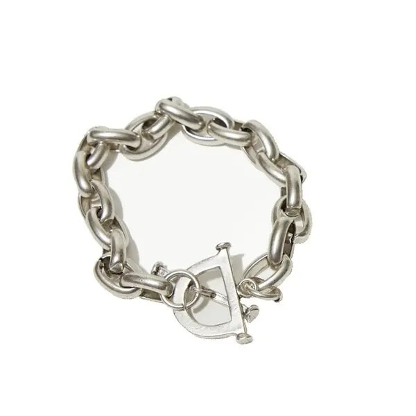 Lovard D Ring Link Bracelet - Silver