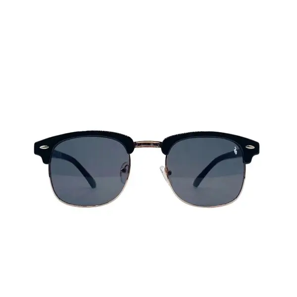 HORTONS ENGLAND Clubmaster Sunglasses - Black