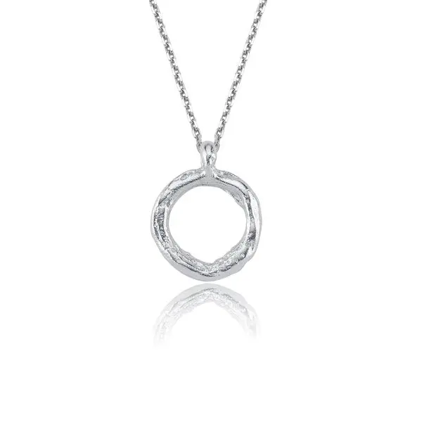 TVENTO Hula Hoop Necklace - Silver