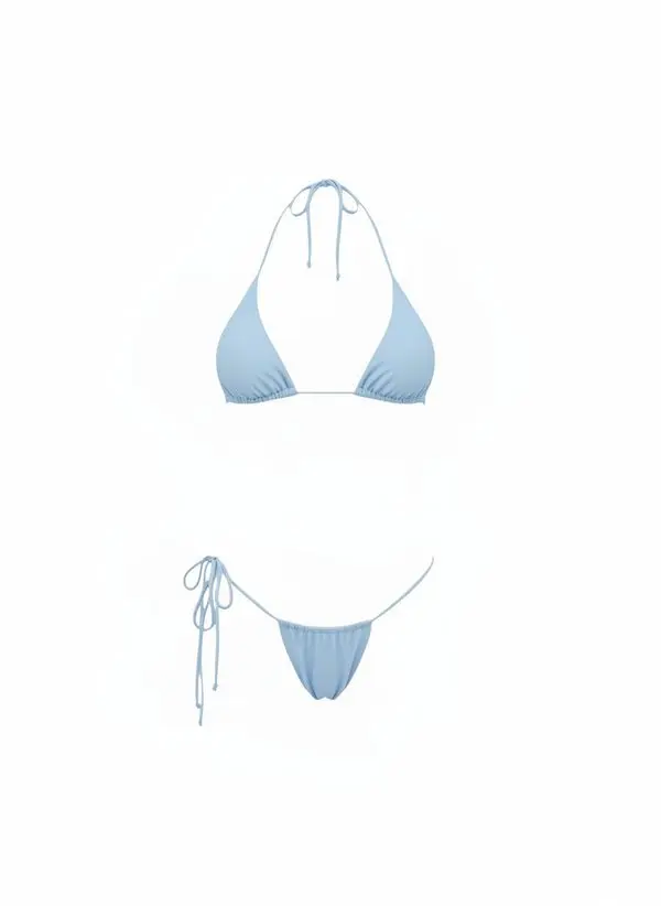 DEAR LOVER Glacier Triangle Bikini Set
