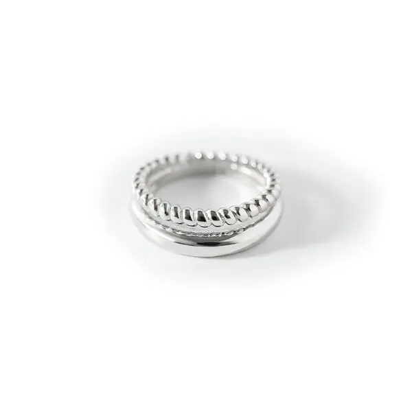 LEI & MAR CO. The Demi Ring - Silver