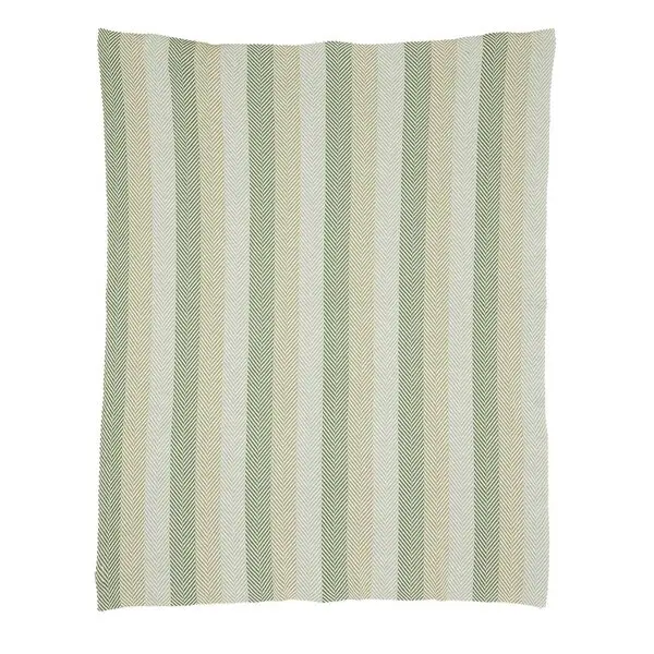 In2green Cotton Sustainable Knit Striped - Green