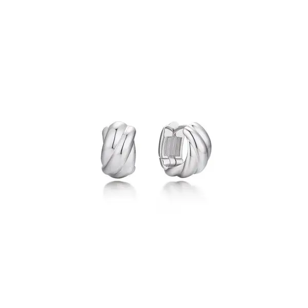 DIDIER DUBOT Sélection. D Bold Hoop Earring - Silver