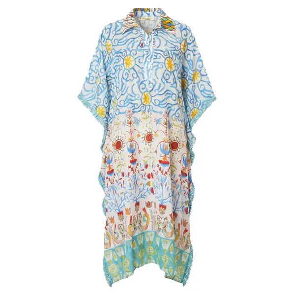CASA ATELIER BY FERDINANDO FUSCO Nerano Cover Up In Cotton - Orange