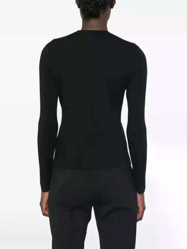 Max Mara Long-sleeve Wool Jumper - Black