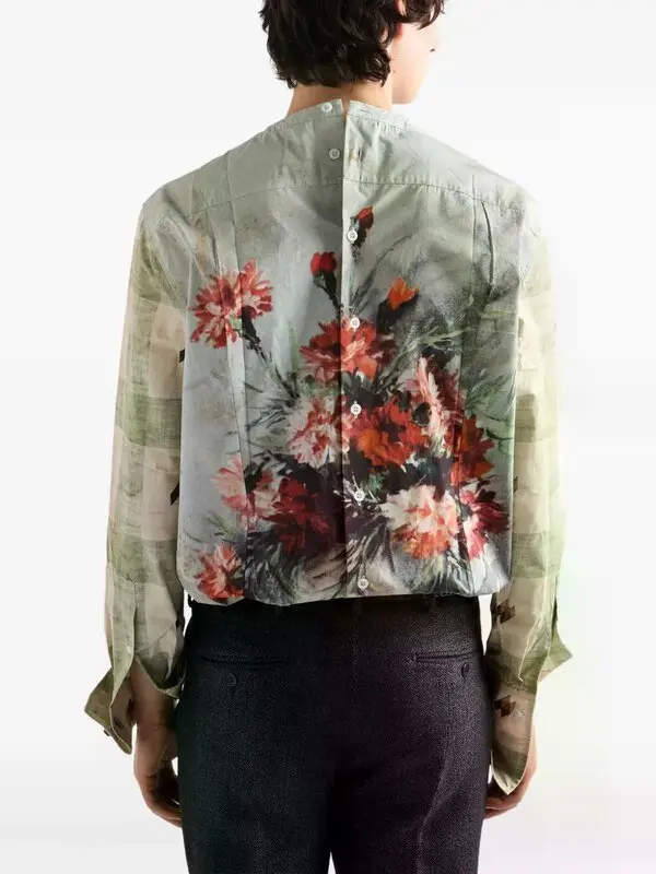 Prada Printed Cotton Shirt