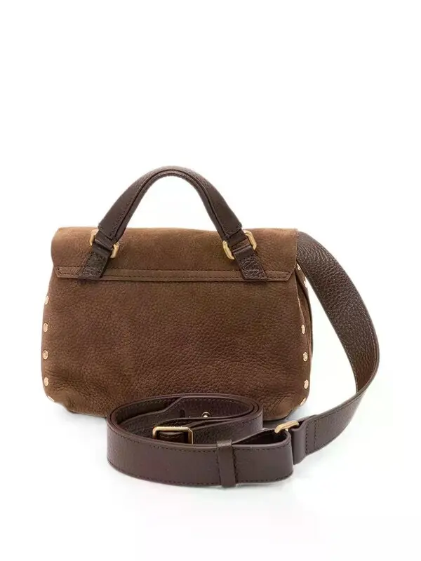 ZANELLATO Baby Postina Jones Stud-embellished Mini Bag - Brown