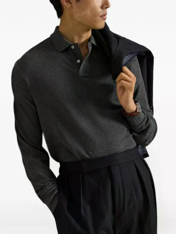 Polo Ralph Lauren Custom Slim Fit Mesh Polo Shirt