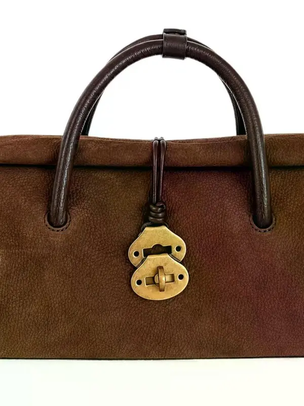 ZANELLATO Small Dotta Jones Handbag - Brown