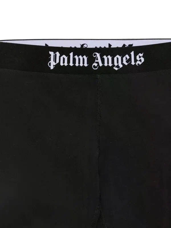 Palm Angels Logo-waistband Leggings