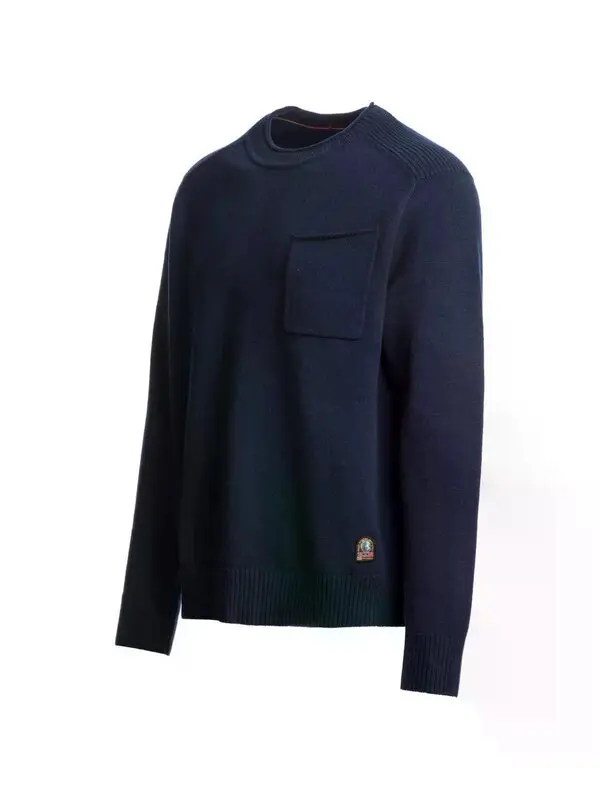 PARAJUMPERS Enego Patch-pocket Crew-neck Sweater