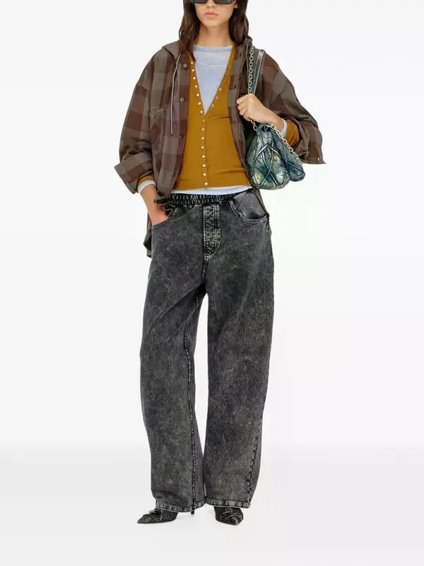 DIESEL® Sweatpants With Denim Effect