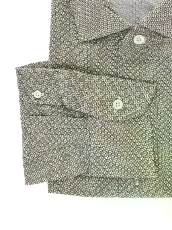 Corneliani Patterned French-collar Shirt