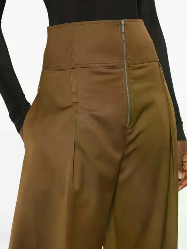 FERRAGAMO High-waisted Wide-leg Trousers
