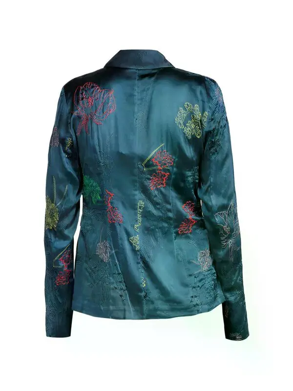 Avant Toi Single-breasted Embroidered Blazer