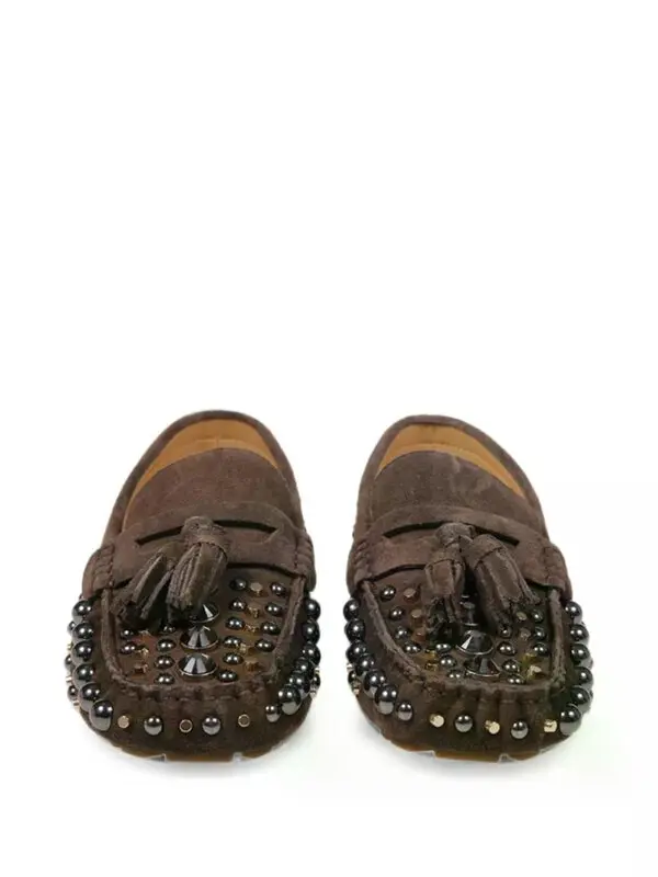 STRATEGIA SHOES Mykonos Stud-embellished Loafers