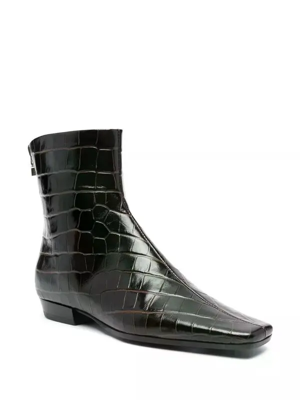 TOTEME The Western Crocodile-effect Boots