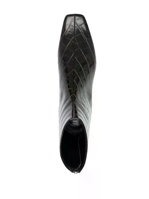 TOTEME The Western Crocodile-effect Boots