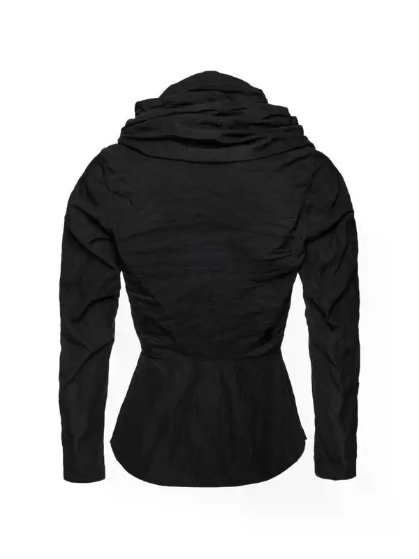 Magda Butrym Draped Hooded Shirt