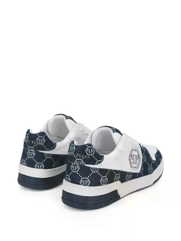 Philipp Plein Low-top Sneakers P-force Denim Monogram