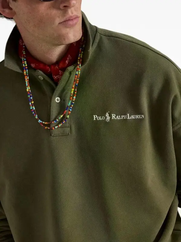 Polo Ralph Lauren Relaxed Fit Logo Collared Sweatshirt