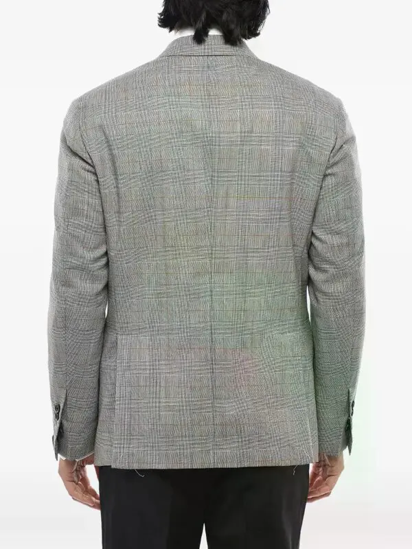 Corneliani District-check Wool Blazer
