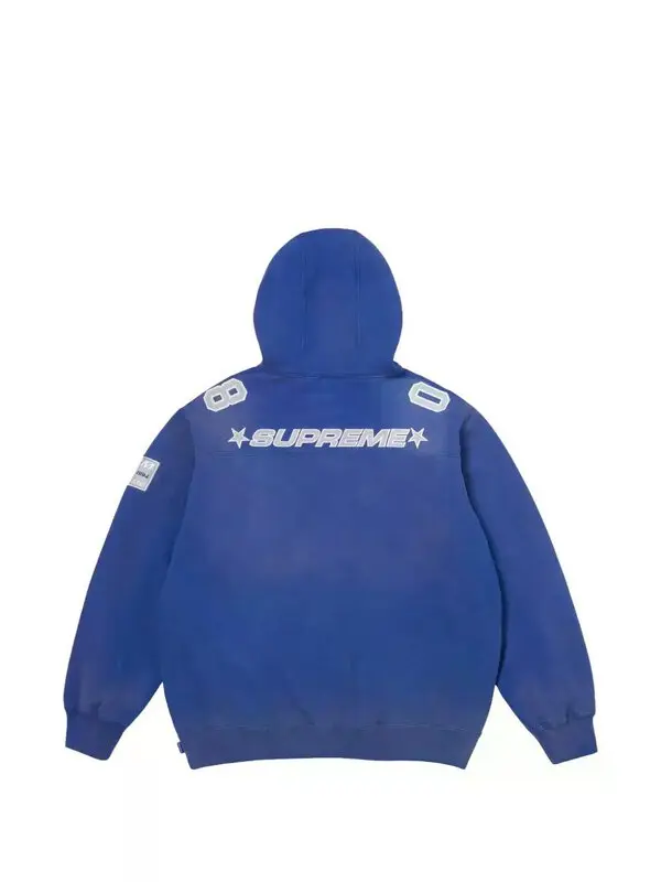 Supreme Logo-patch Jersey Hoodie