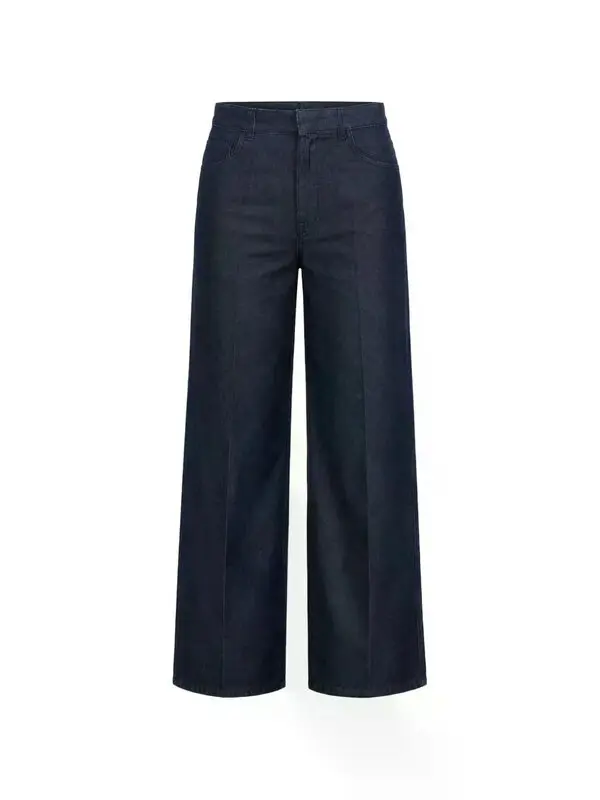 SA SU PHI Pressed-crease Wide-leg Jeans