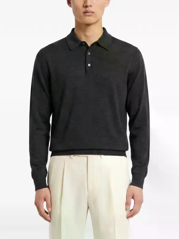Kiton Long-sleeve Polo Shirt