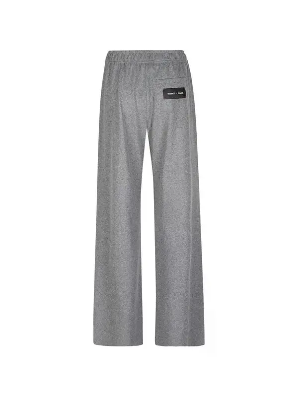 Pinko Logo Patch Wide Leg Trousers