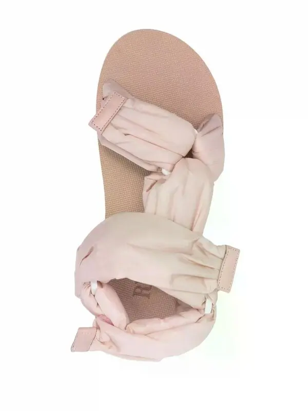 Red Valentino Puffy Strap Flatform Sandals