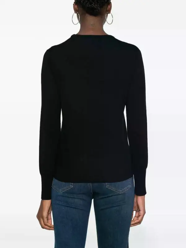 Aspesi Fine Knit Wool Crew Neck Sweater