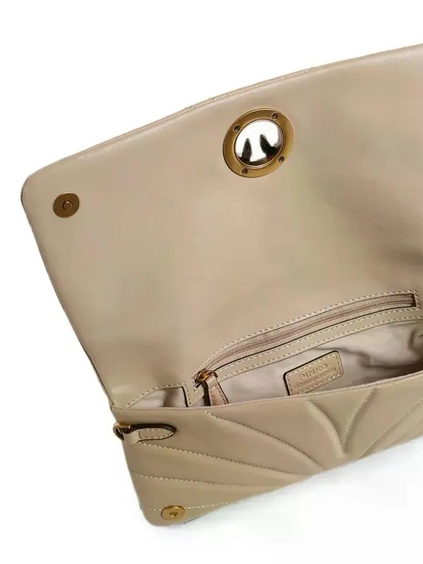 Pinko Quilted Love Birds Clutch Bag