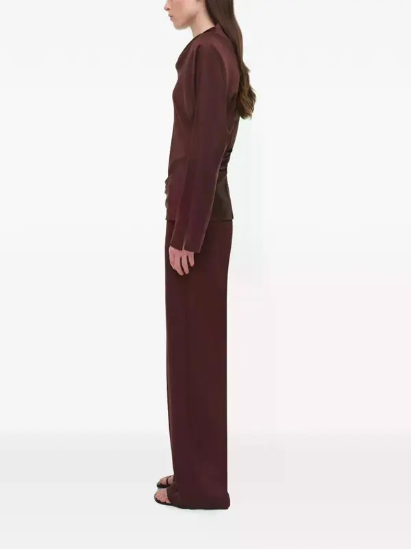 Simkhai Kyra High-waisted Wide-leg Trousers