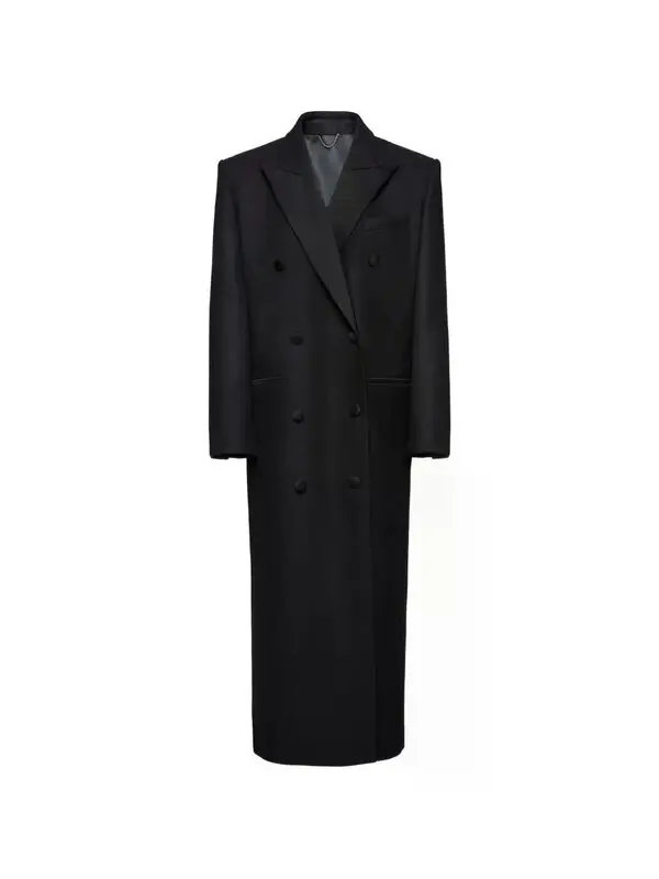 Magda Butrym Double-breasted Wool Maxi Coat