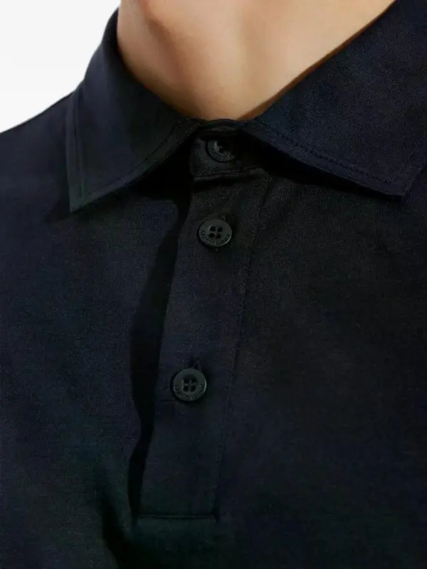 Giorgio Armani Short-sleeve Polo Shirt - Blue