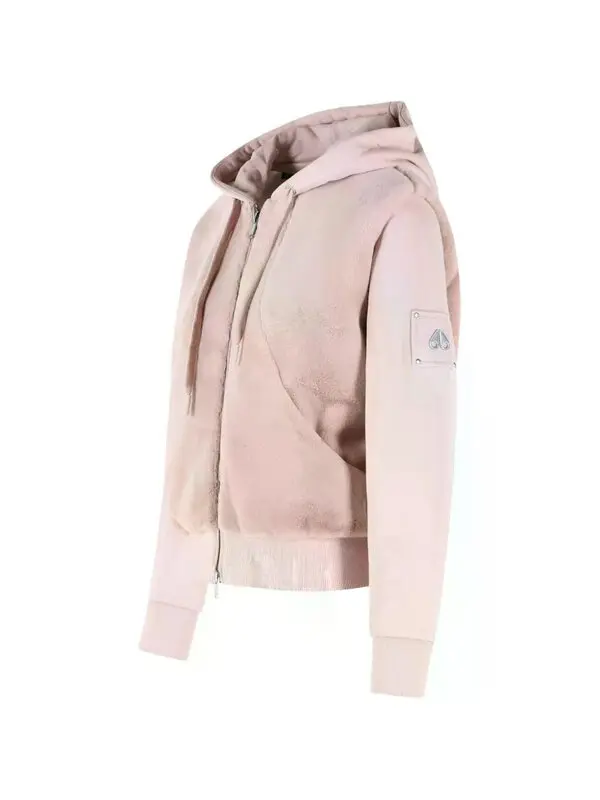 Moose Knuckles Bunny Faux-fur Hoodie - Pink