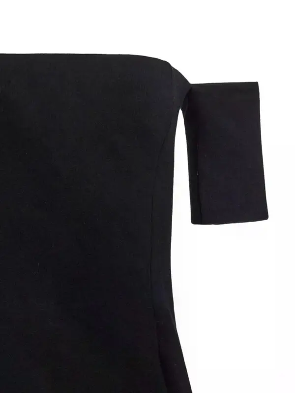 HIGH SPORT Sela Off-the-shoulder Top - Black