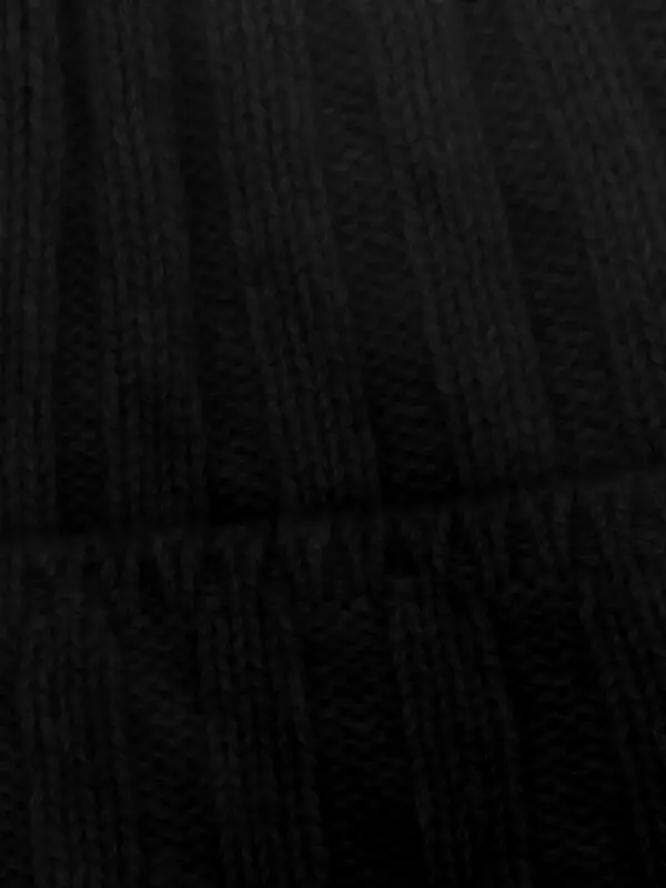 VANISE Ribbed-knit Beanie Hat
