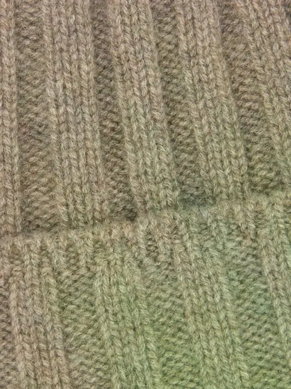 VANISE Ribbed-knit Cashmere Beanie Hat