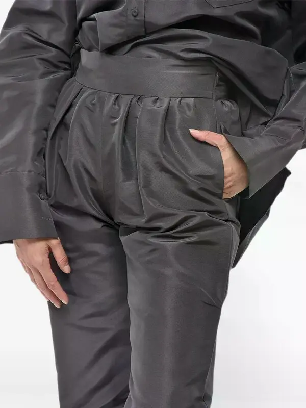 SUPER BLOND Silk Organza Balloon Trousers
