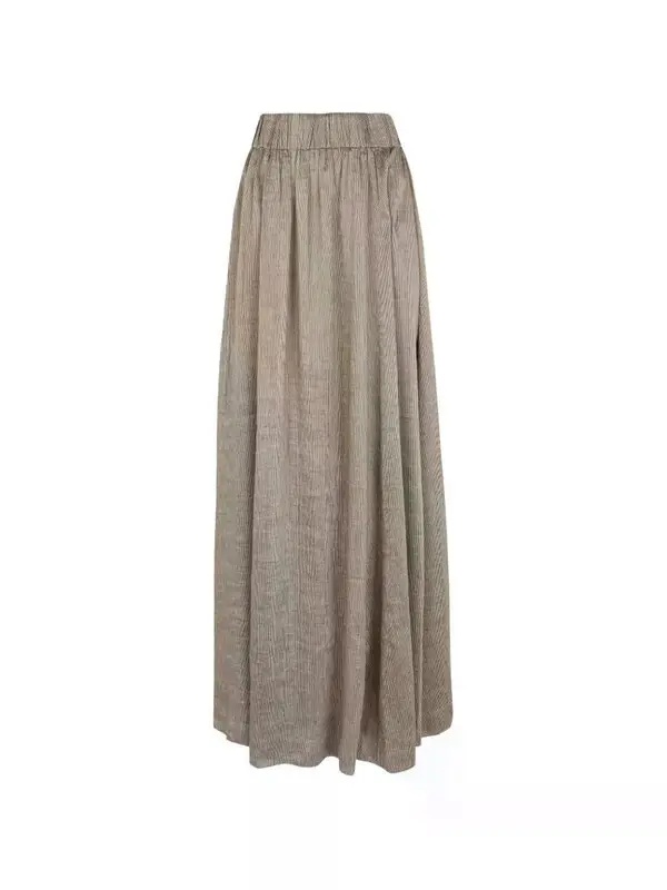 CORTANA Aria Striped Maxi Skirt