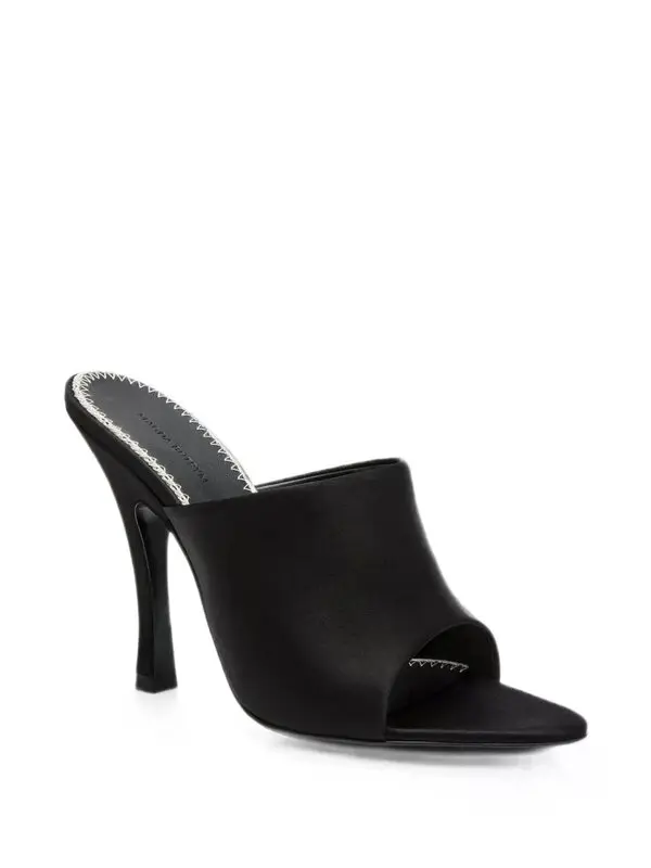 Magda Butrym Open-toe Satin-finish Sandals - Black
