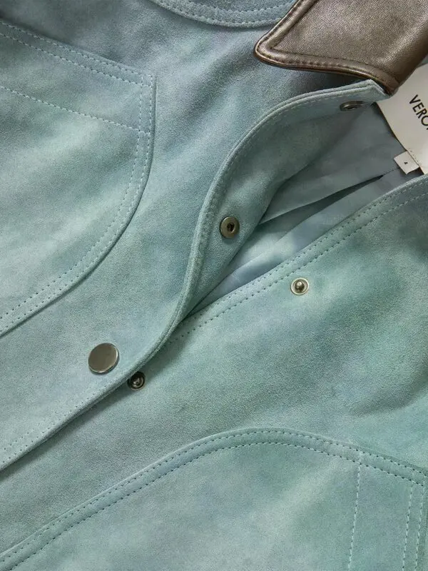 Veronica Beard Walters Cropped Suede Jacket