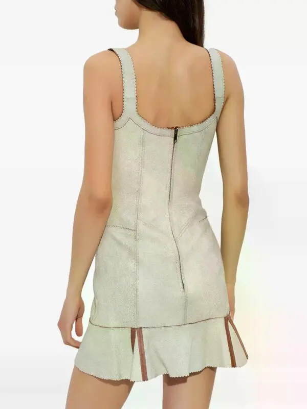 KNWLS Scallop Panelled Mini Dress