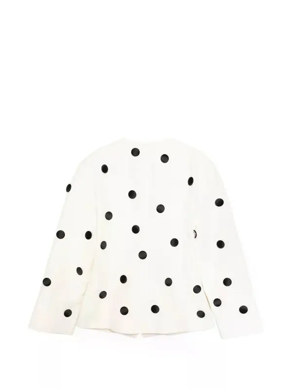 DESTREE Polka-dot Button-embellished Jacket