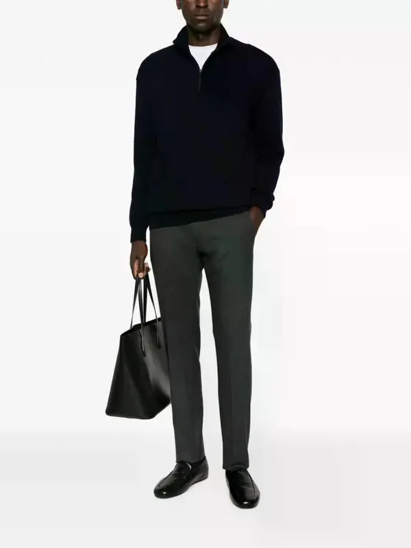 LISA YANG Augustus Quarter-zip Sweater