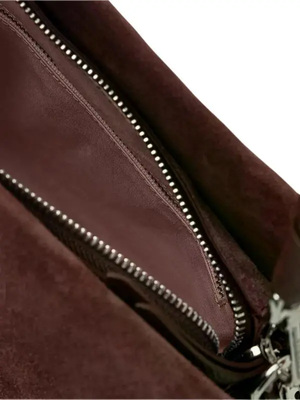 COCCINELLE Small Braided-handle Suede Tote Bag