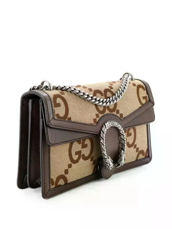 Gucci Dionysus Jumbo Gg Canvas Small Shoulder Bag